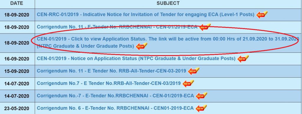 RRB Ranchi| RRC Online Application Status & Download Admit Card Link