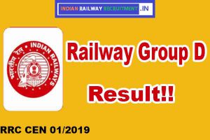 Railway Group D Result 2022 (OUT) RRB/RRC- 01/2019 Level-1 Zone Wise ...