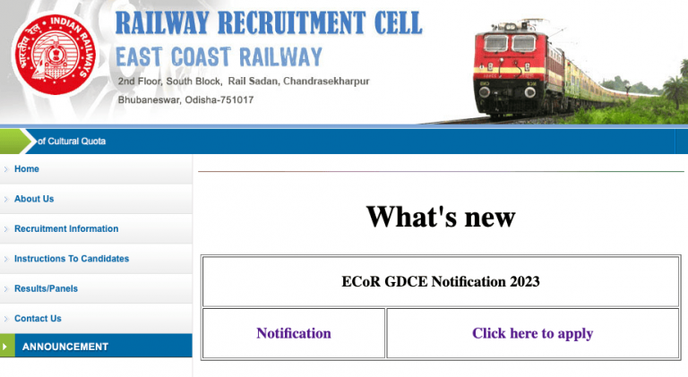 East Coast Railway GDCE 2025 Notification | Apply Online for 781 ALP & Various Posts @rrcbbs.org ...