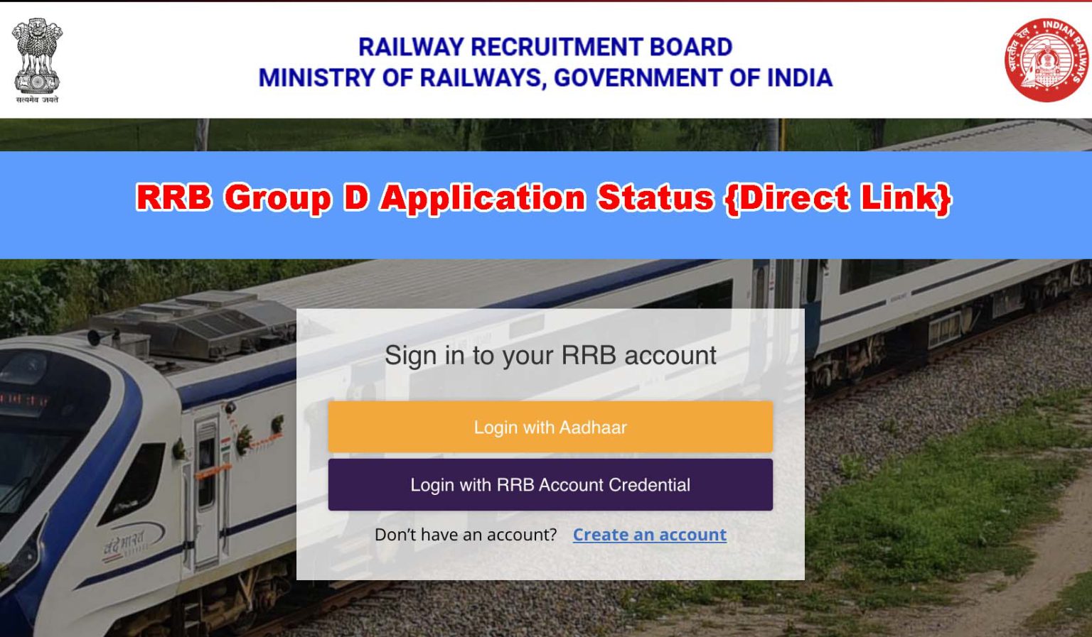 RRB Group D CBT Exam 2026| Check Online Application Status| 32,438 ...