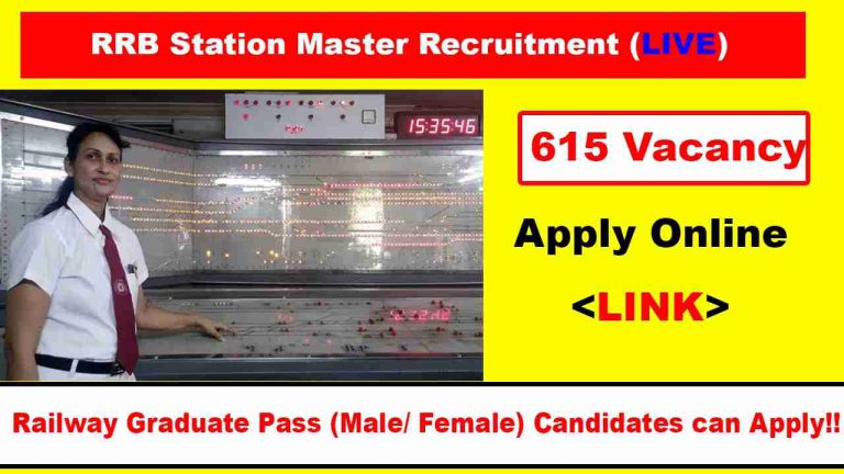 RRB Station Master recruitment 2026 (OUT) | Apply Online for Railway ...